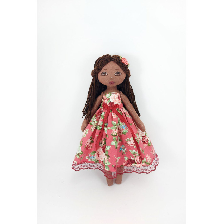 Handmade Rag Doll In Removable Dress | nilasdolls.com