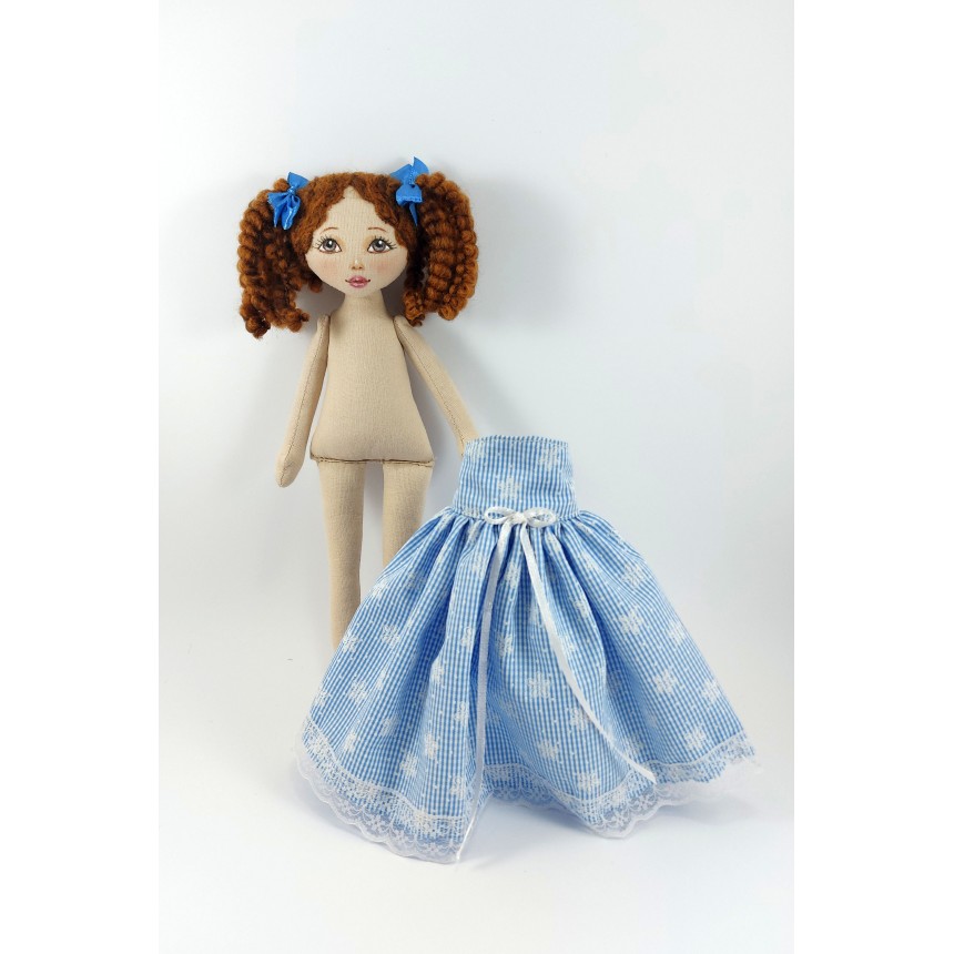 Small Rag Doll With Removable Clothes