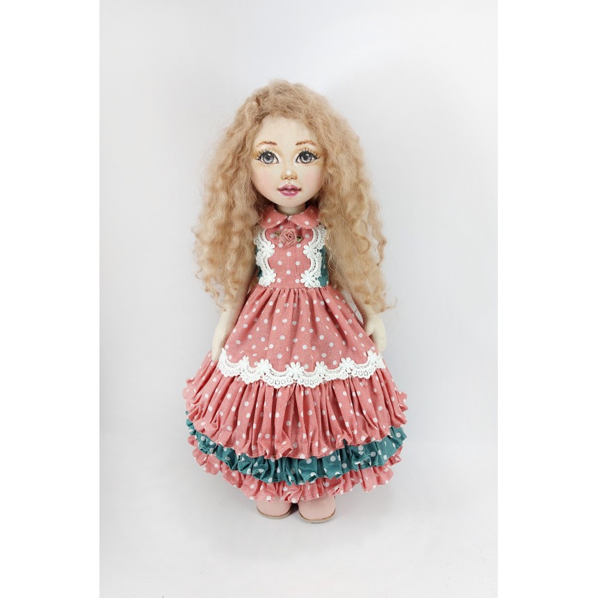 Collectible Rag Doll 15 Inches In A Removable Clothes In The Old Style ...